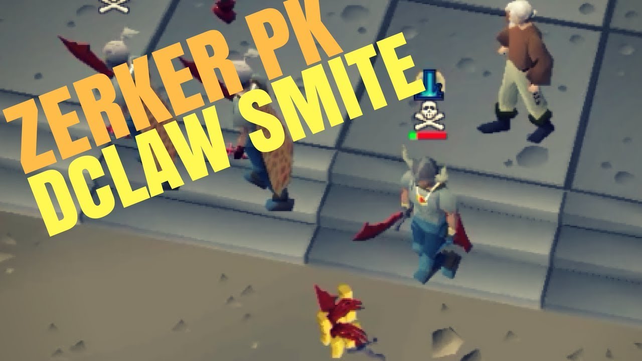 OSRS: Zerker Pking (Bank loot/Dclaw smite) - YouTube