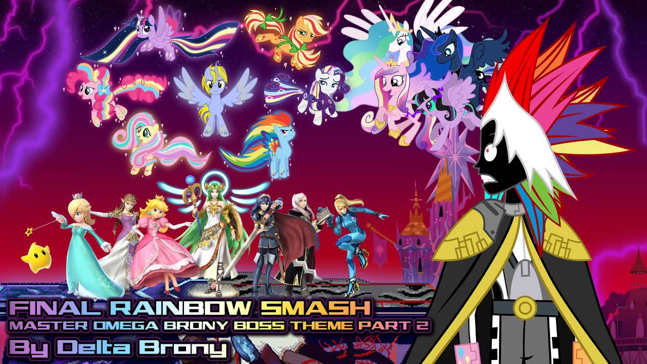 Final Rainbow Smash (Master Omega Brony Boss Theme Part 2) - YouTube