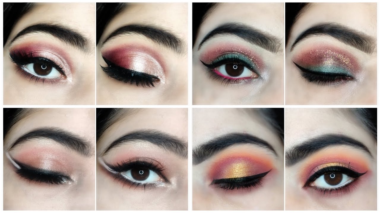 4 Amazing Eye Makeup Tutorial 😍 Step By Step The Beautician Youtube