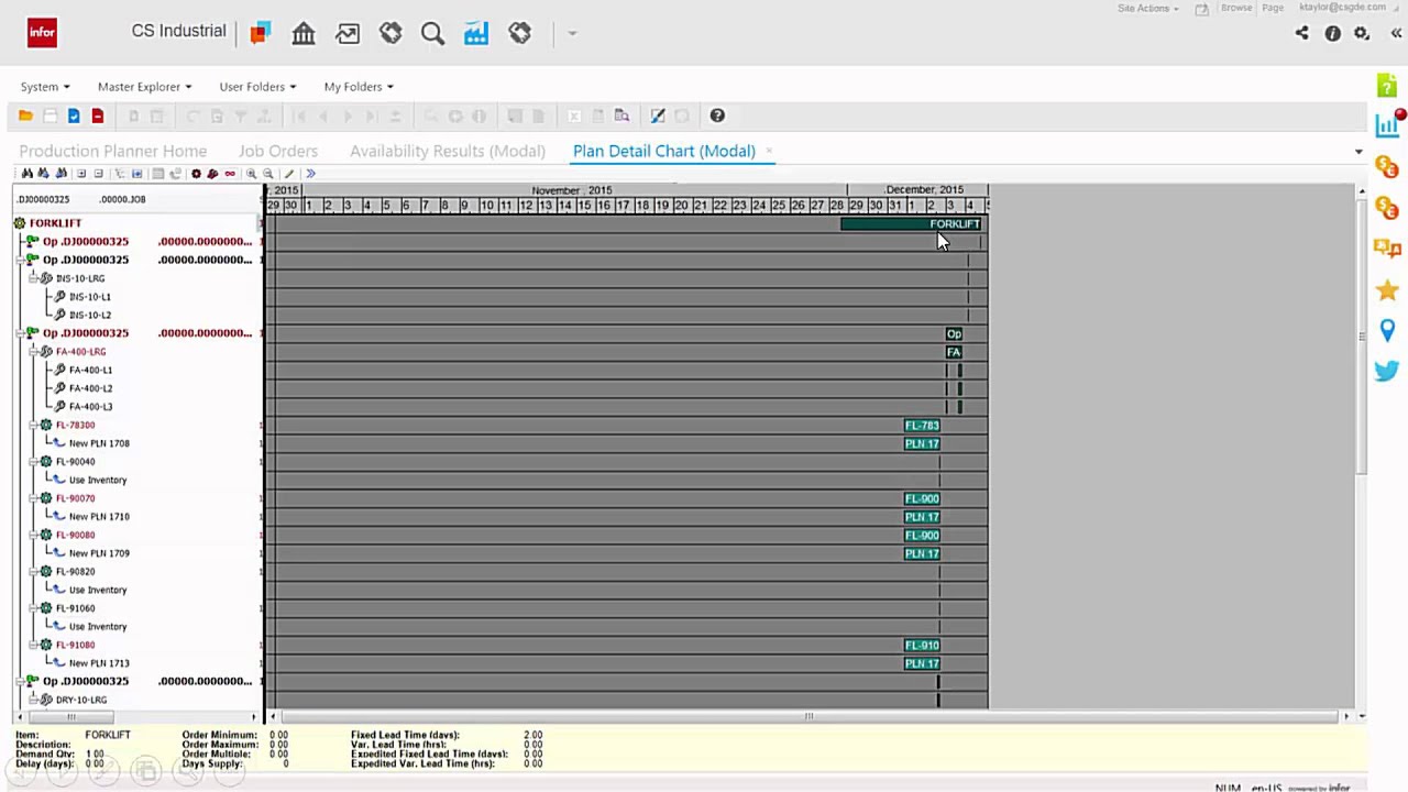Infor Syteline Full Demo - YouTube