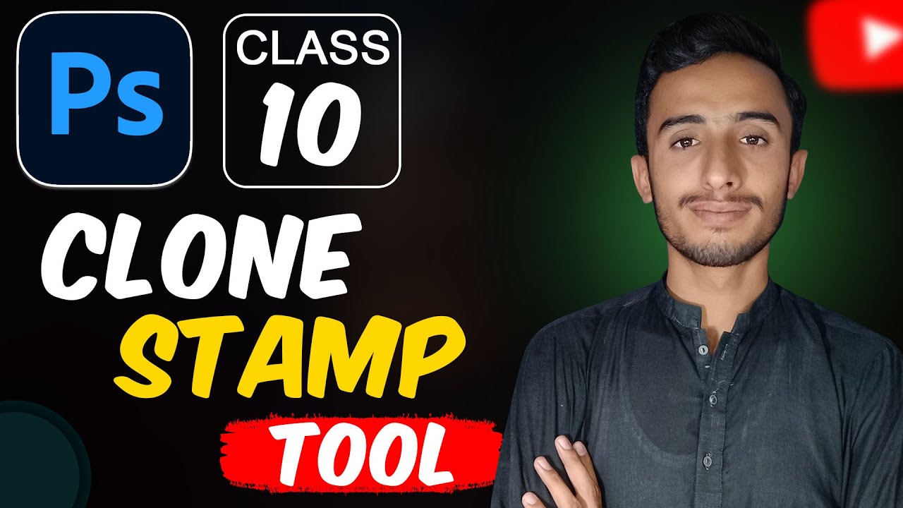 Clone StampTool Photoshop شرح - Adobe photoshop for beginners - class ...
