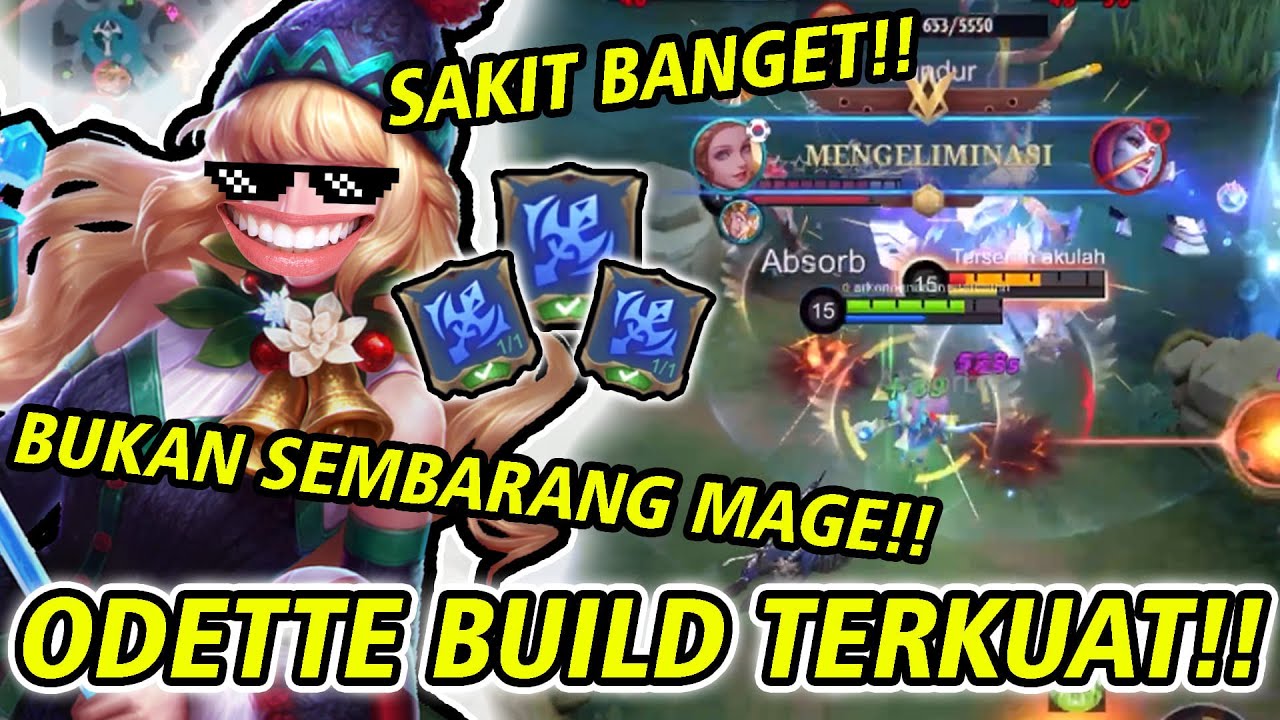 ODETTE BEST BUILD!! ODETTE SAKIT BANGET PADAHAL BUSETT!! REMEH2 ...