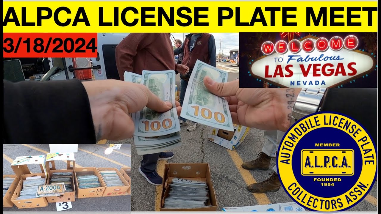 ALPCA Las Vegas License Plate Meet Day 1 2024 - YouTube