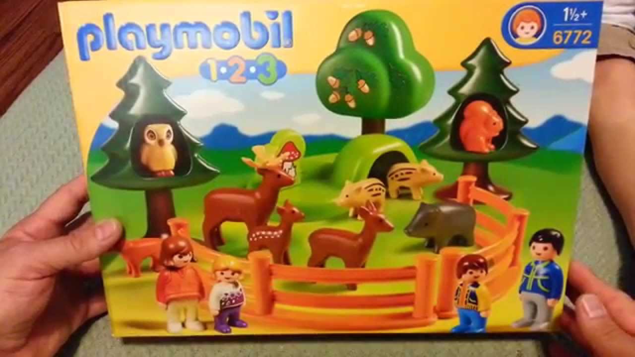 playmobil Forest Animal Park 6772 - YouTube