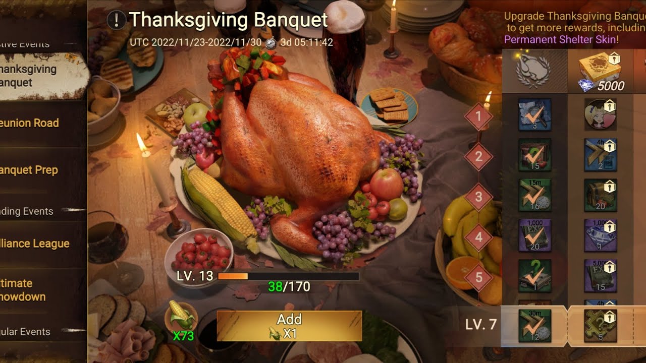 Should you spend your money on the Thanksgiving event | Doomsday Last ...