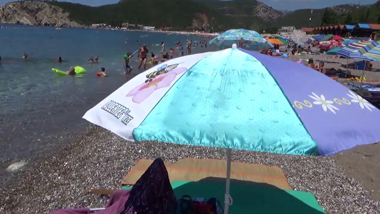 Canj plaza hotel biserna obala - silazak u canj sa magistrale na ...