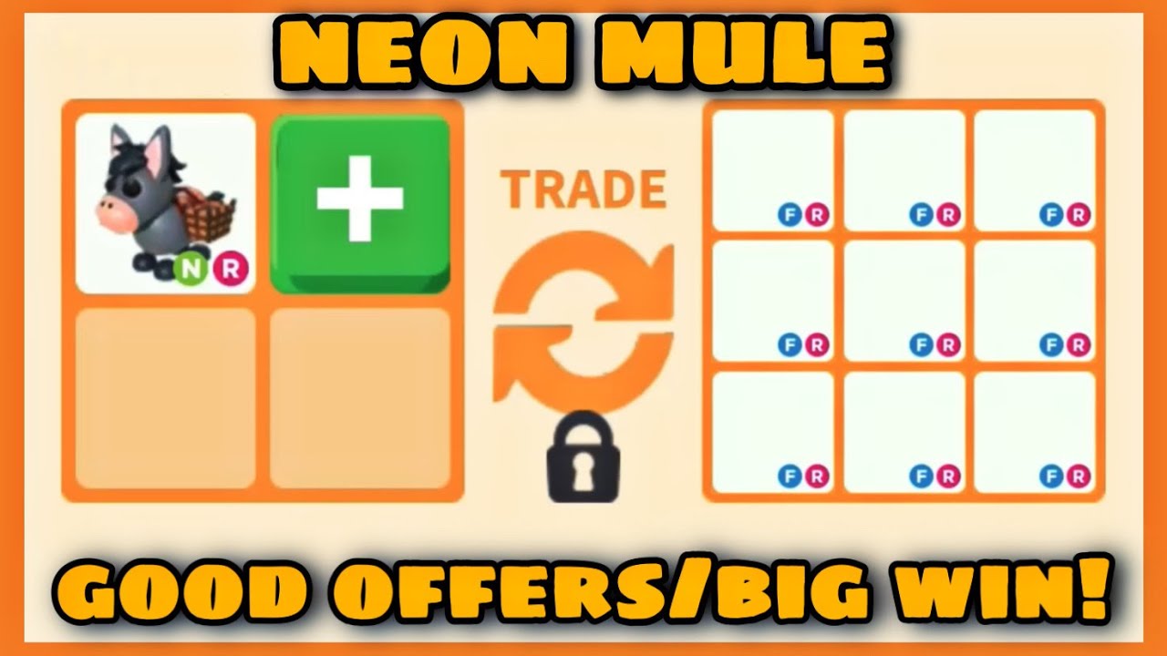 4 OFFERS FOR *NEW* NEON MULE!! SO LUCKY HUGE WIN!!😱😱 Rich Servers Adopt ...