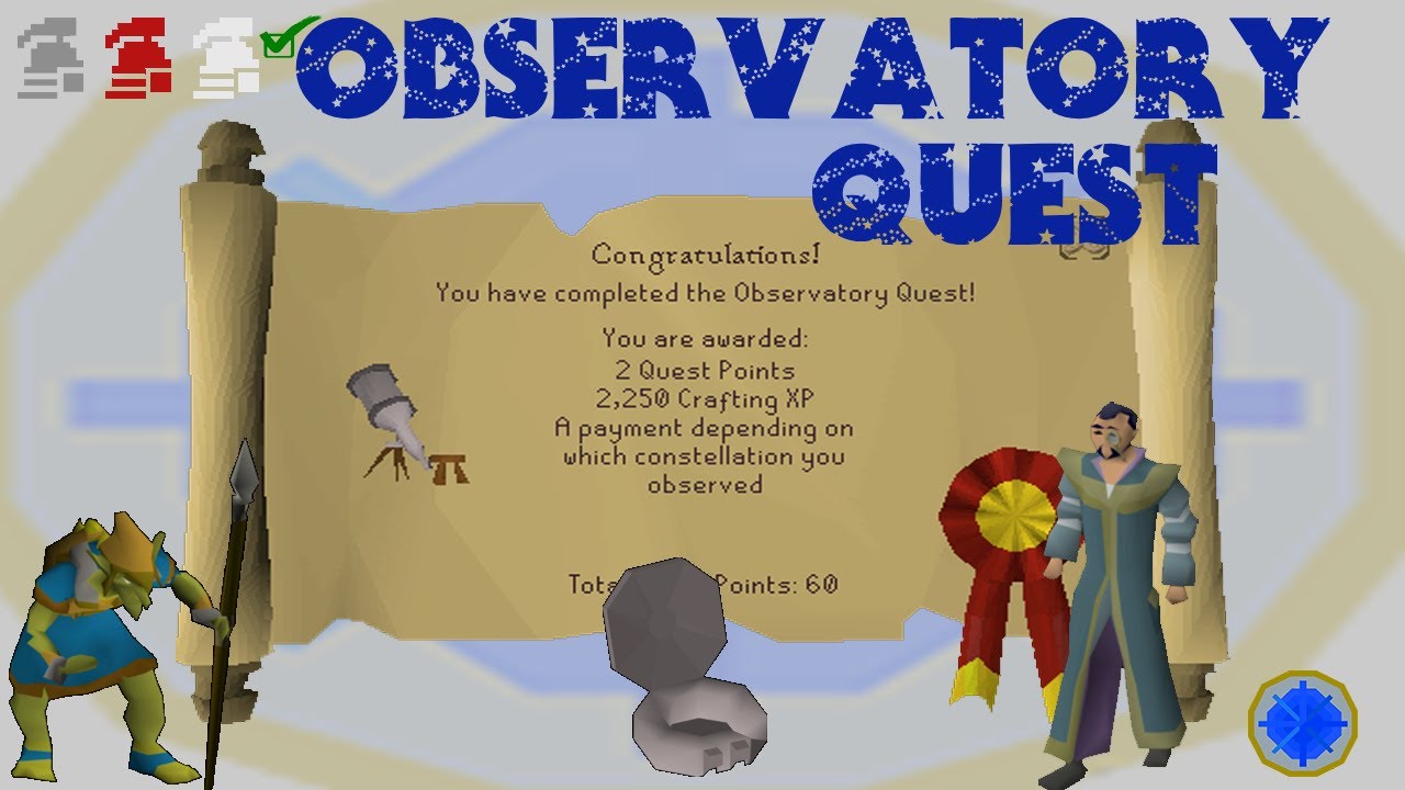 OSRS Observatory Quest Guide | Ironman Approved - YouTube