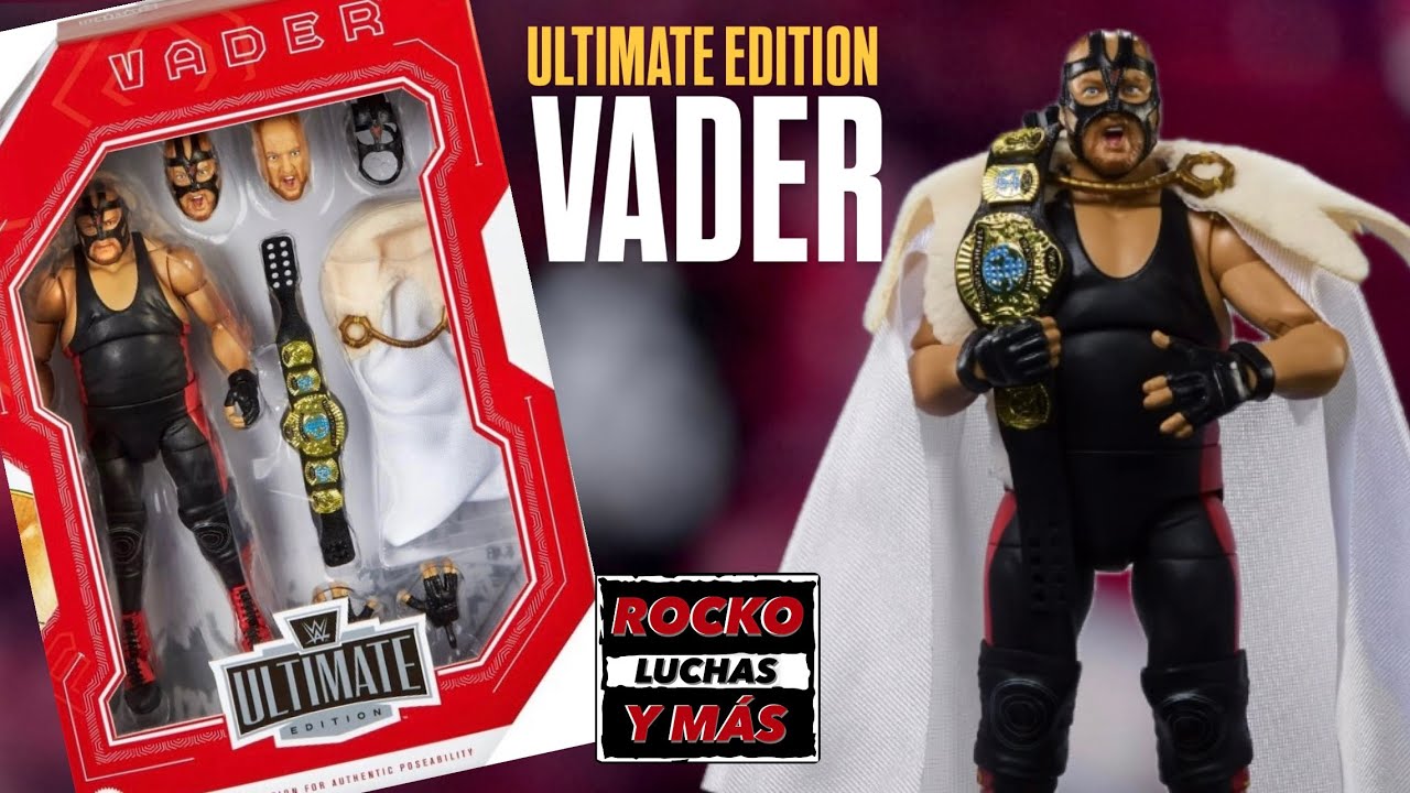 WWE ULTIMATE EDITION VADER LEGENDS FIGURE REVIEW! (en español) - YouTube