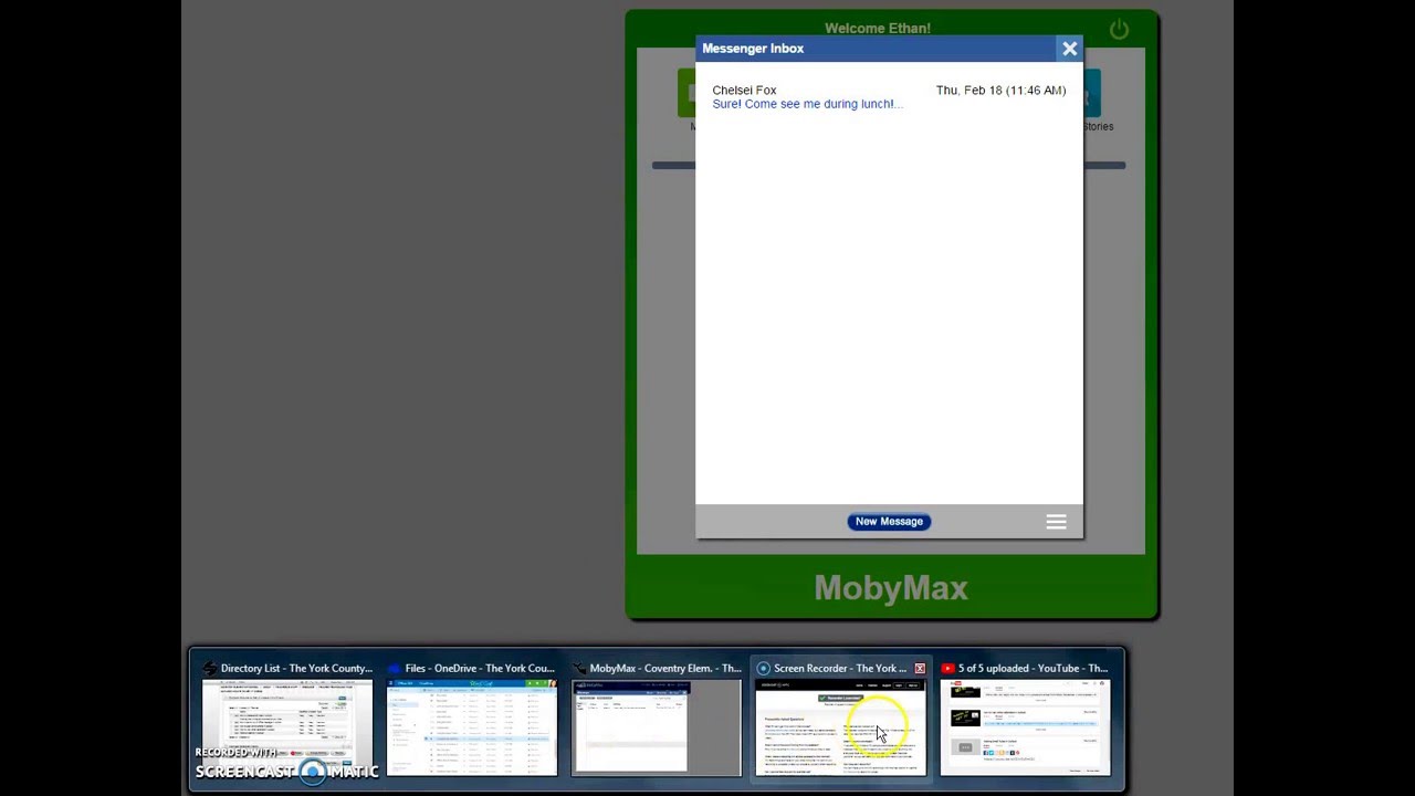 Using Moby Max Messenger - YouTube