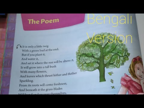 The poem ,it is only a little Twig. by Amy lowell - YouTube