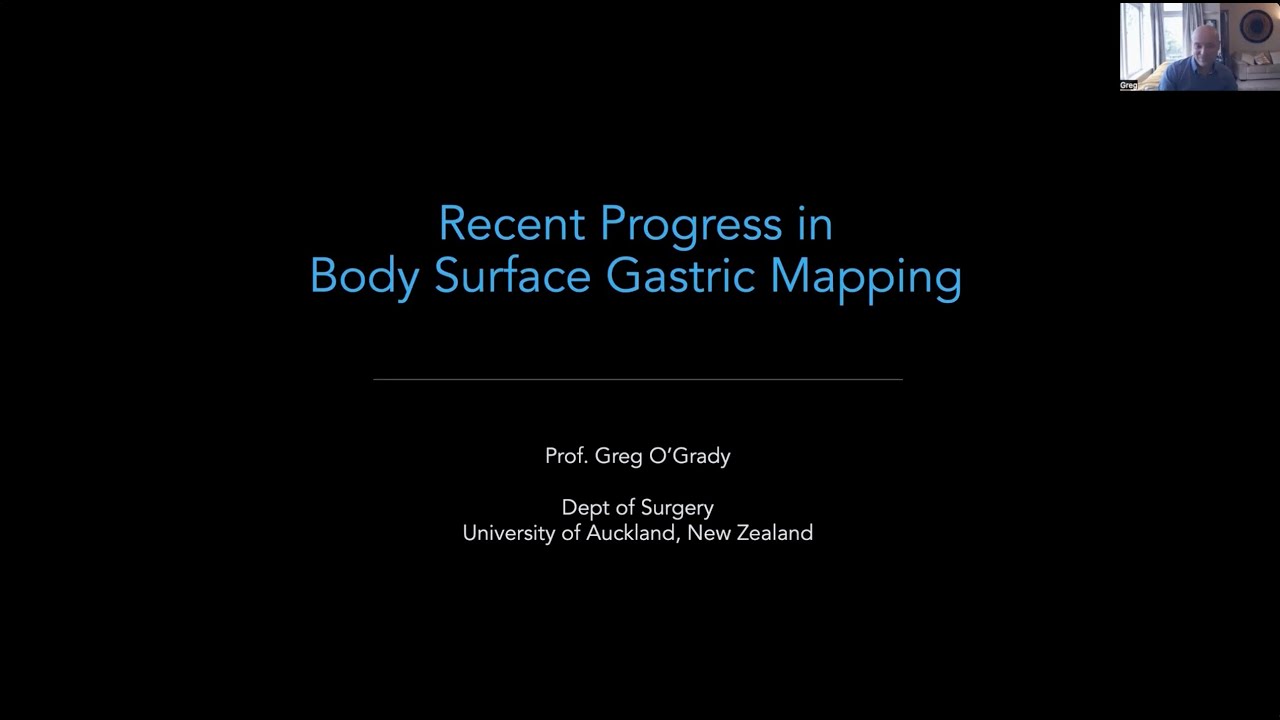 Recent Progress in Body Surface Gastric Mapping - YouTube