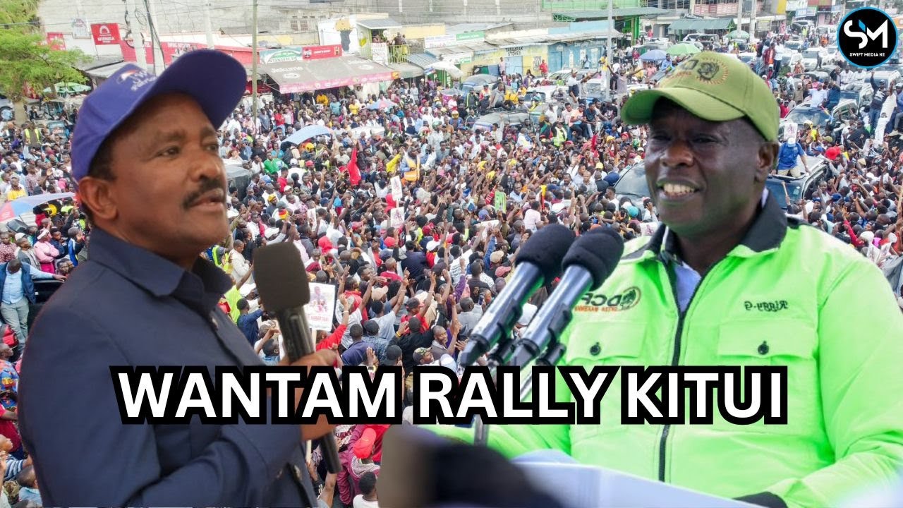 LIVE: Gachagua, Kalonzo & Opposition Leaders Storm Kitui – Massive ...