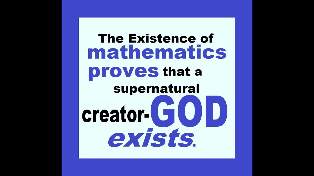 Math Proves GOD - YouTube