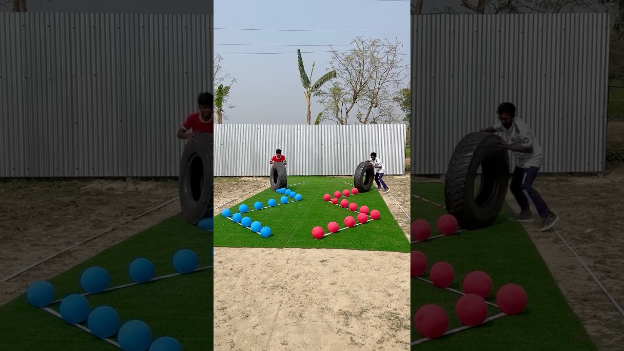 Fastest Balloon Popper Wins! - YouTube