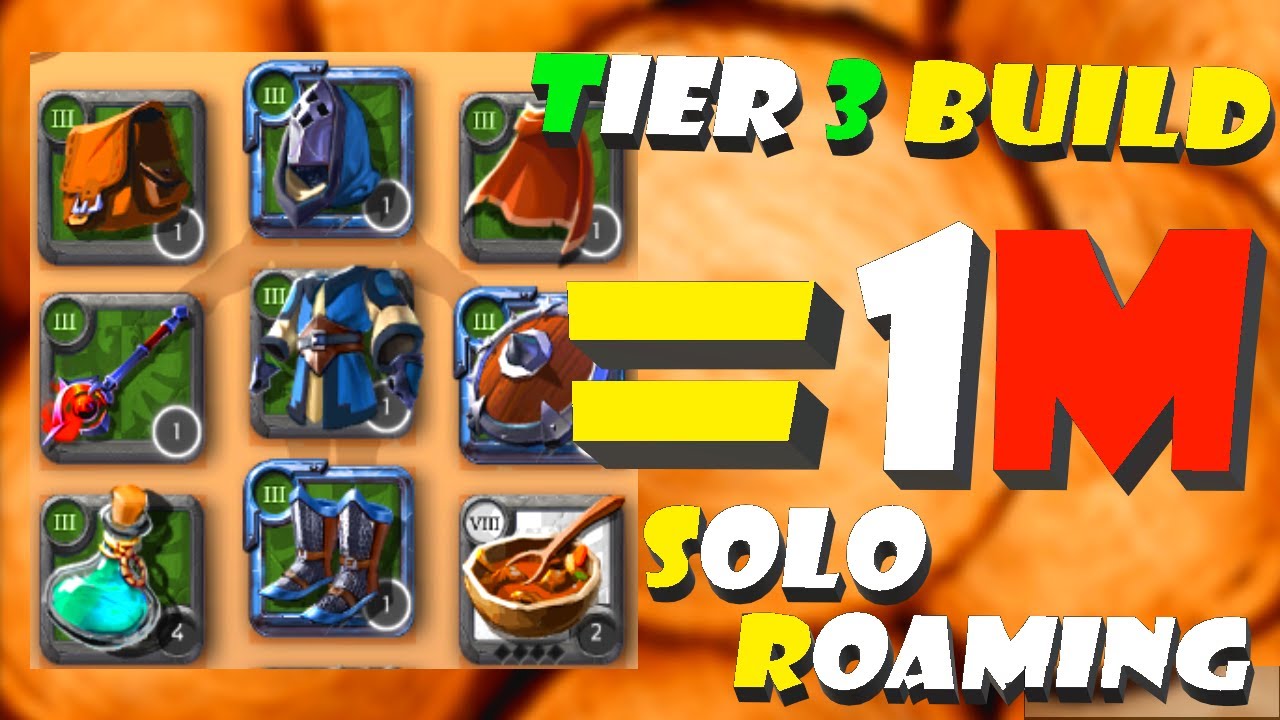 Solo Roaming With Tier 3 / 10k build = 1m loot / Albion online - YouTube