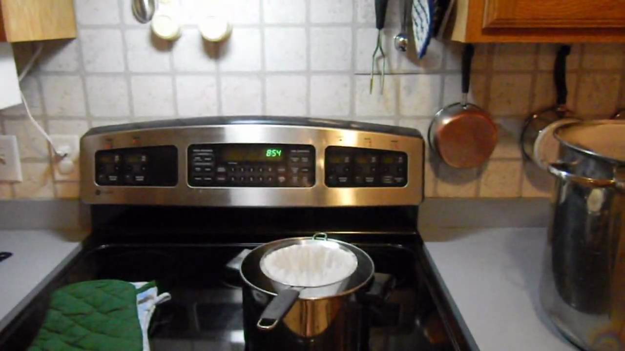 Boiling and Filtering Maple Sap (Making Maple Syrup Part 4) - YouTube