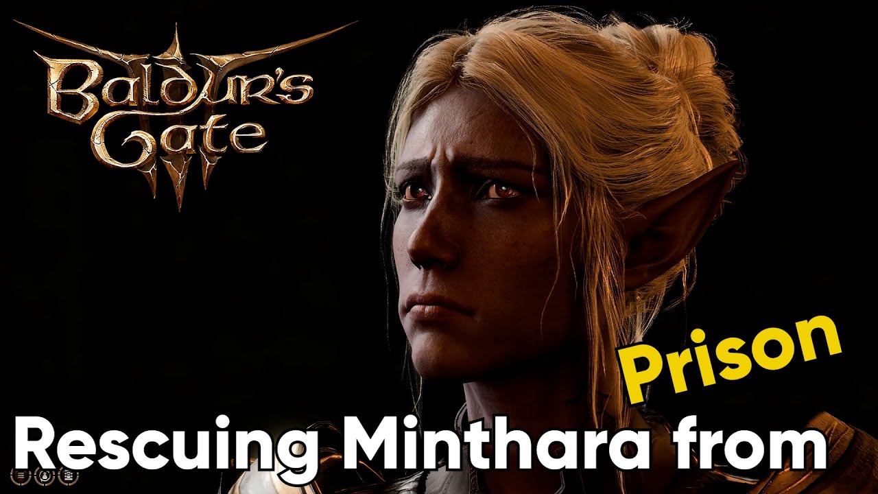 Baldur's Gate 3 Rescuing Minthara from Prison. Sneaky approach - YouTube