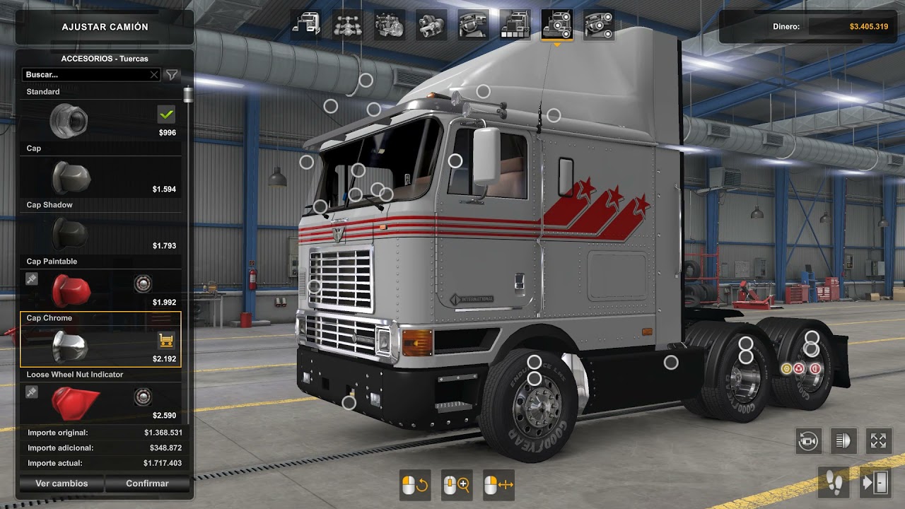 American Truck Simulator international 9800i Steam - YouTube