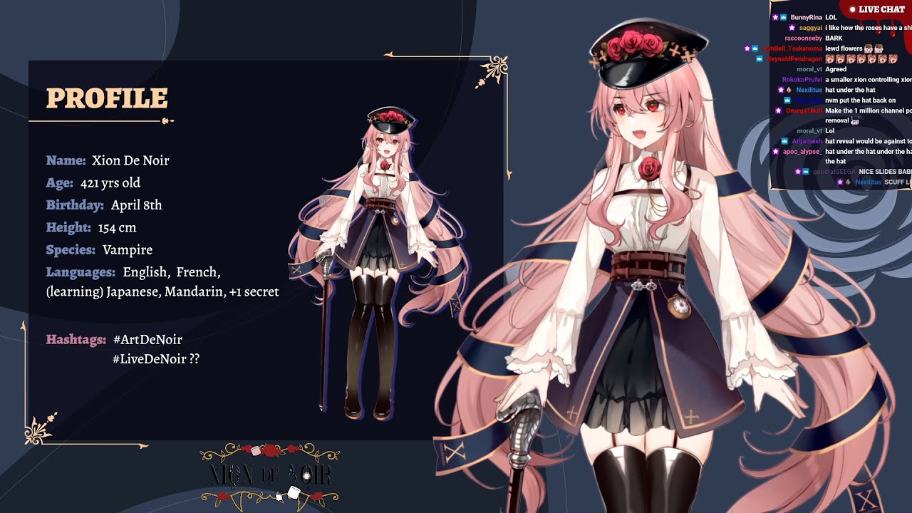 Vampire Supreme Leader's RE- DEBUT | Vtuber | Xion de Noir - YouTube