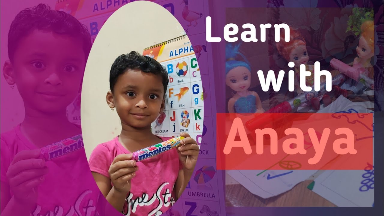 Barbie doll 🎎. | ABCD Learning videos | Learn with Anaya | #anaya # ...