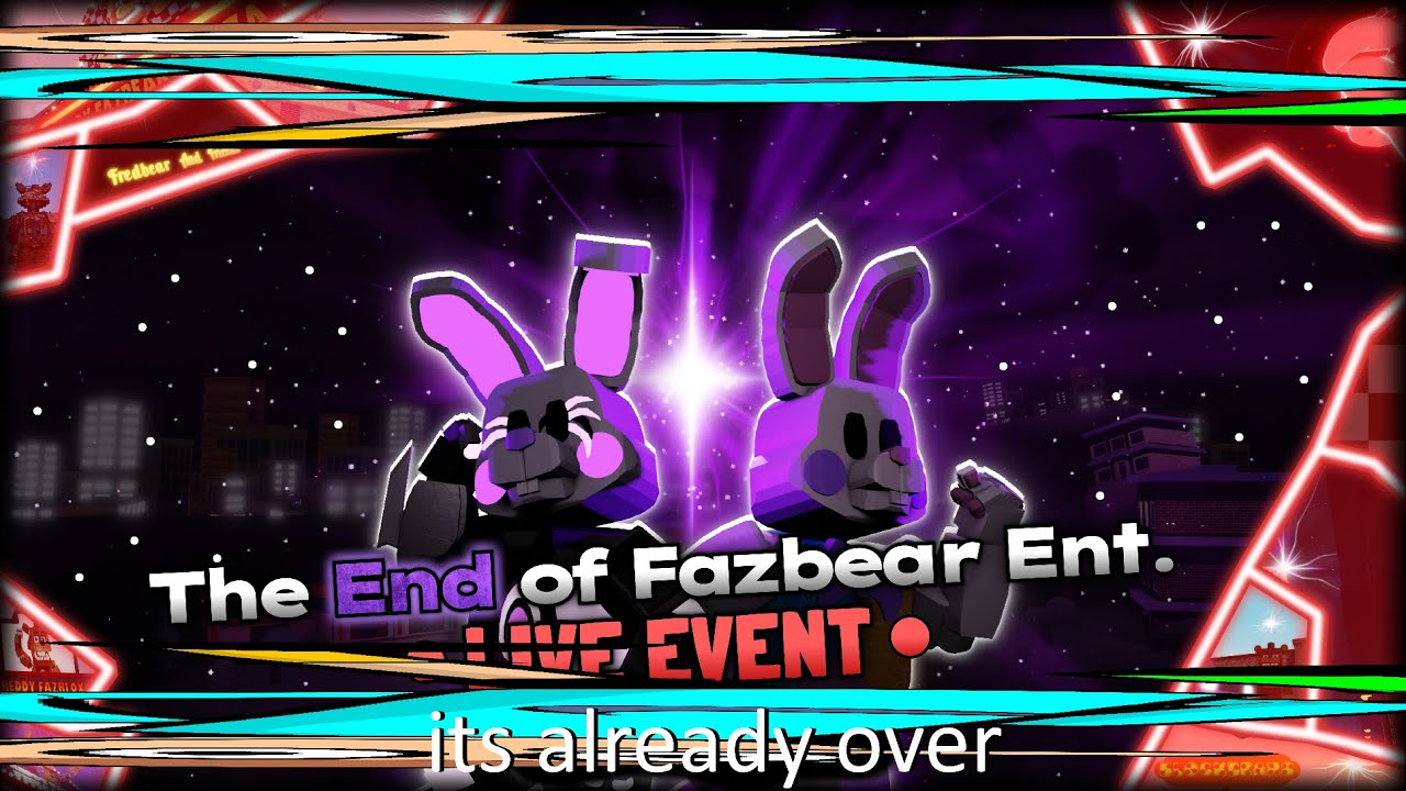 the beginning of fazbear ent: the end live event - YouTube