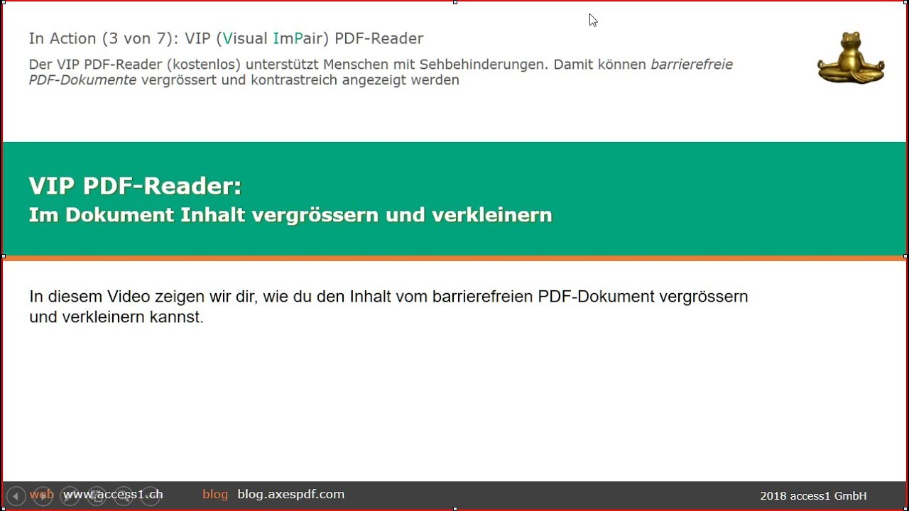 VIP PDF-Reader (3 von 7): Ansicht vergrössern und verkleinern - YouTube