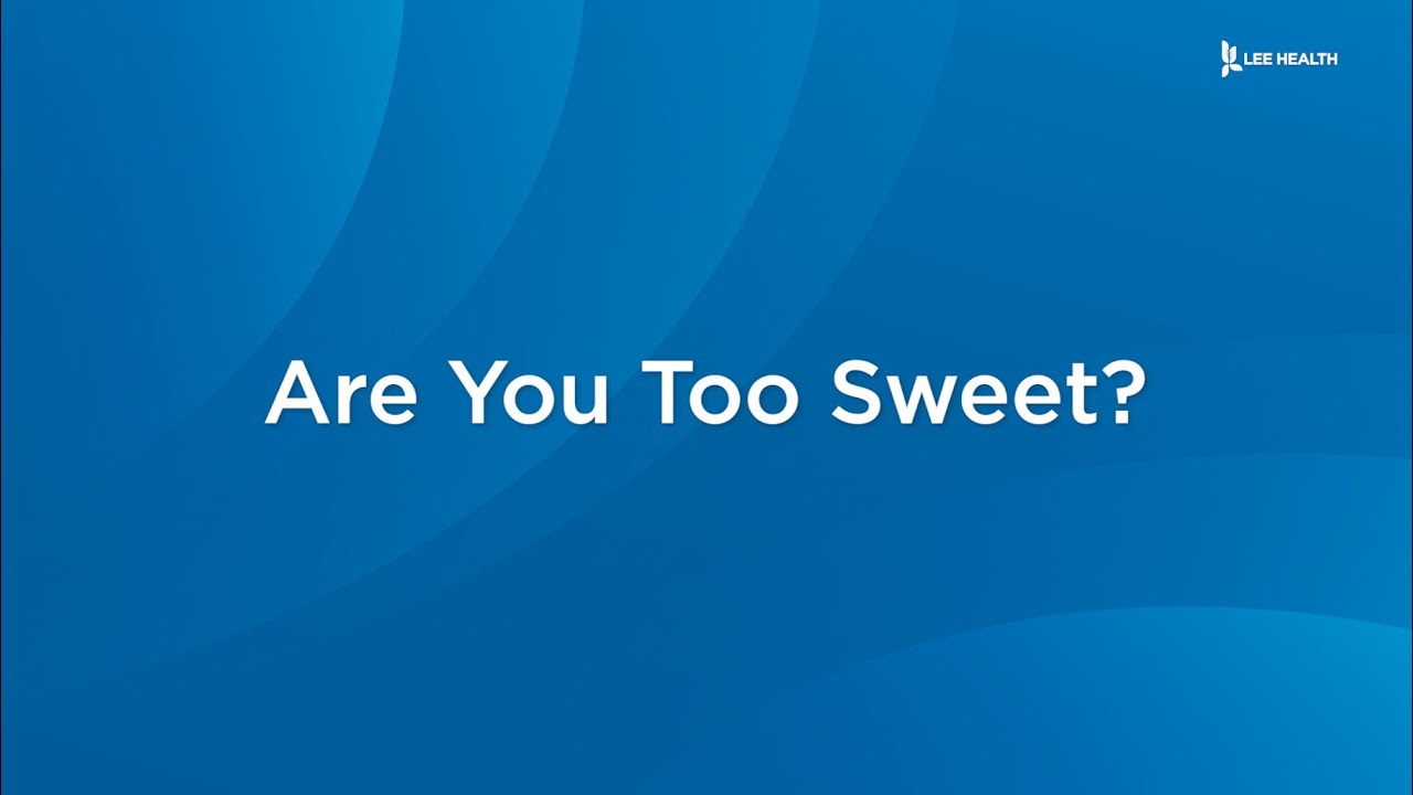 OB Education: Are You Too Sweet? - YouTube