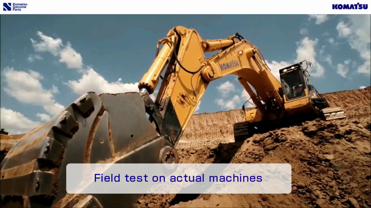 Komatsu Genuine Oils 【KGO】 - YouTube