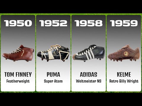 The Evolution Of Football Boots 1921 - 2024 - YouTube