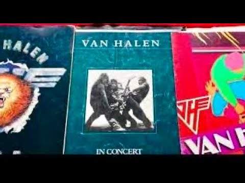 Pictures and Video of My Van Halen Memorabilia. VH tour programs ...