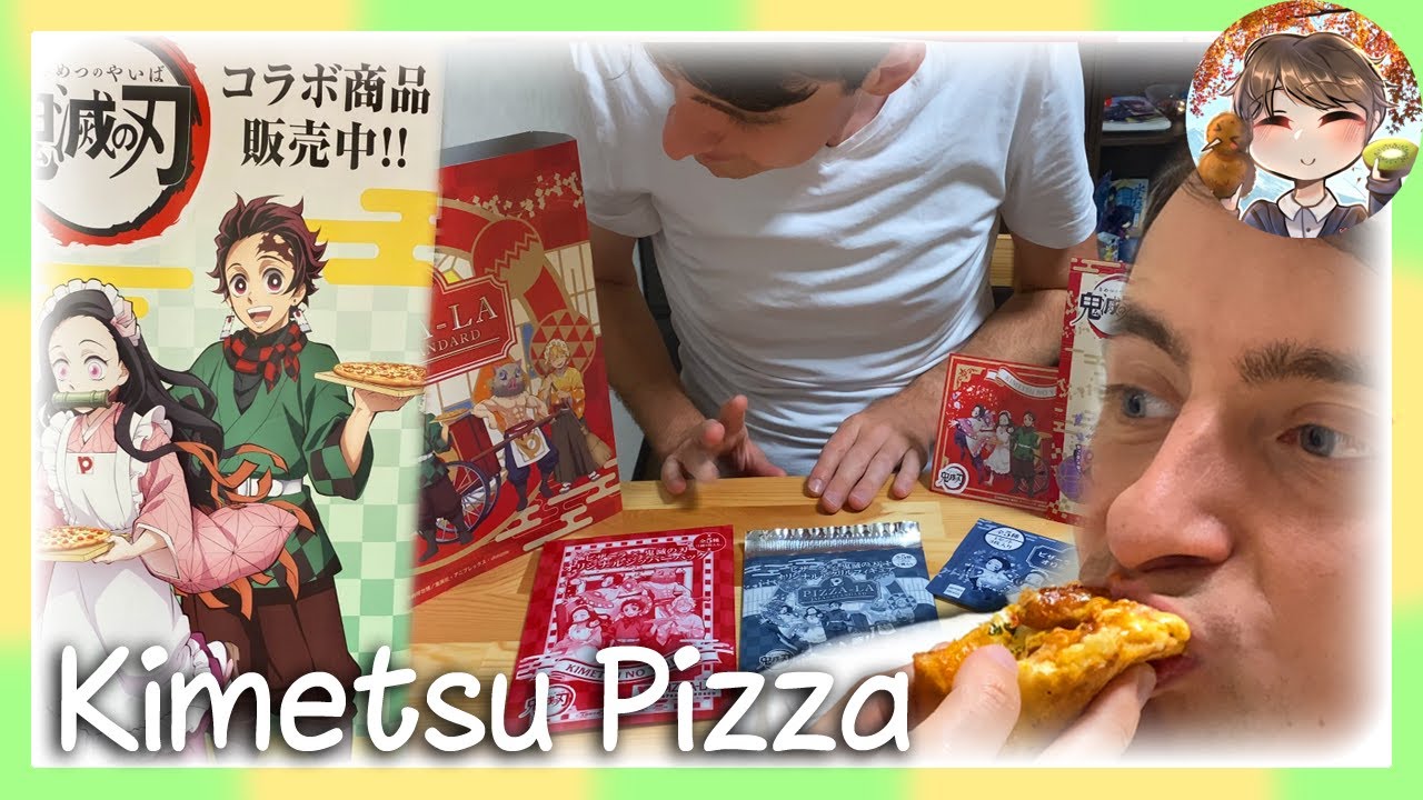 Demon Slayer Pizza La Collaboration! 🍕🍕🍕 (Kimetsu No Yaiba Pizza In ...