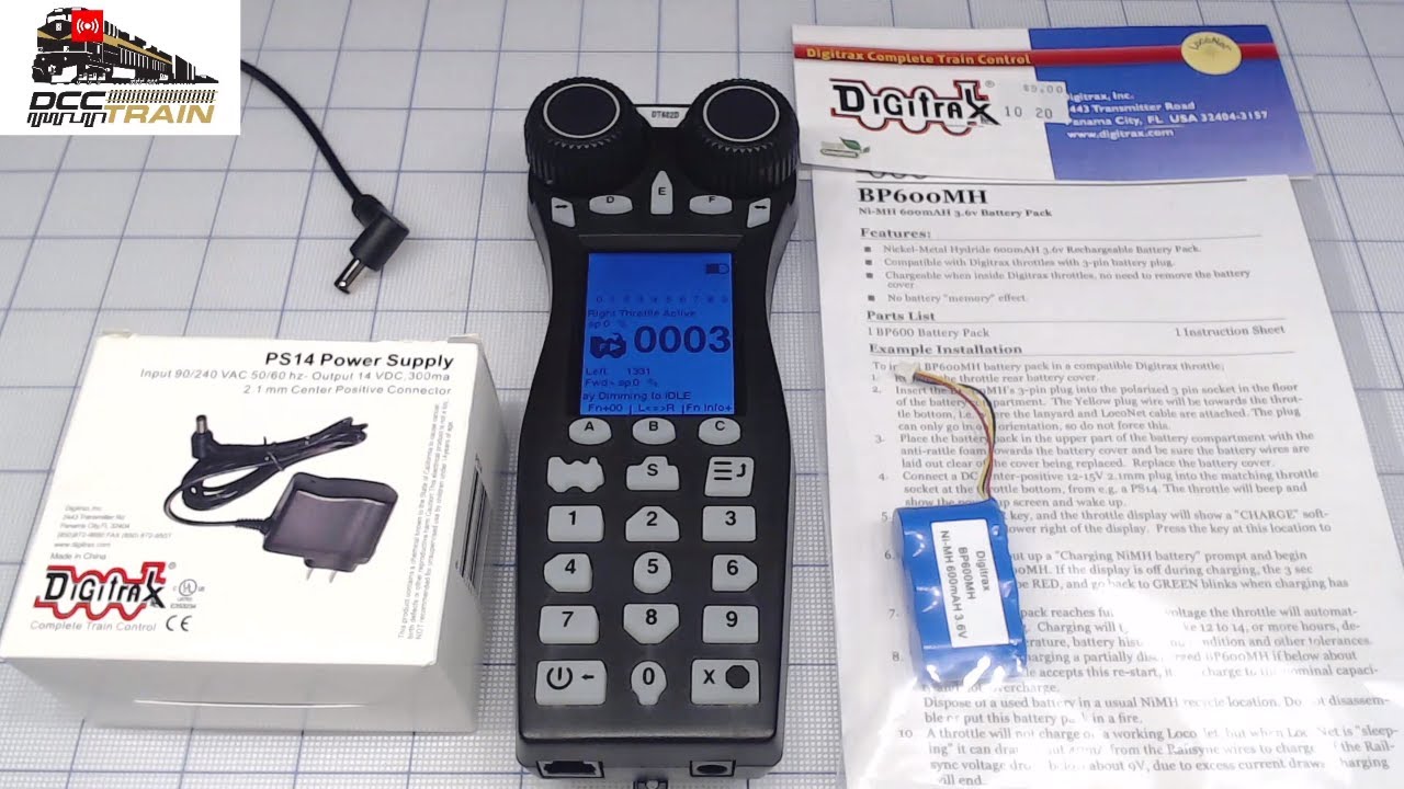 Charging Digitrax Battery Pack. - YouTube