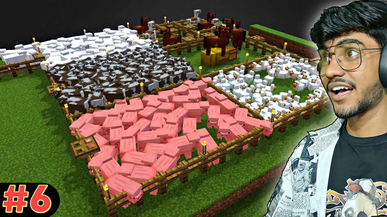 Maine Banaya Sare Animals Ke Liye Farm 🥲 | Minecraft Survival Series ...