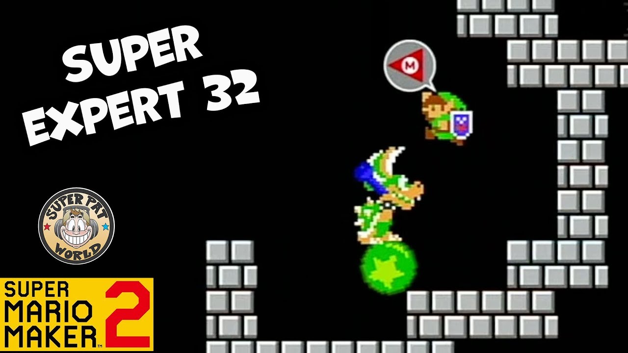 Link’s Big Adventure 🗡️ SMM2 Super Expert Training Play Along 32 🏋️ ...