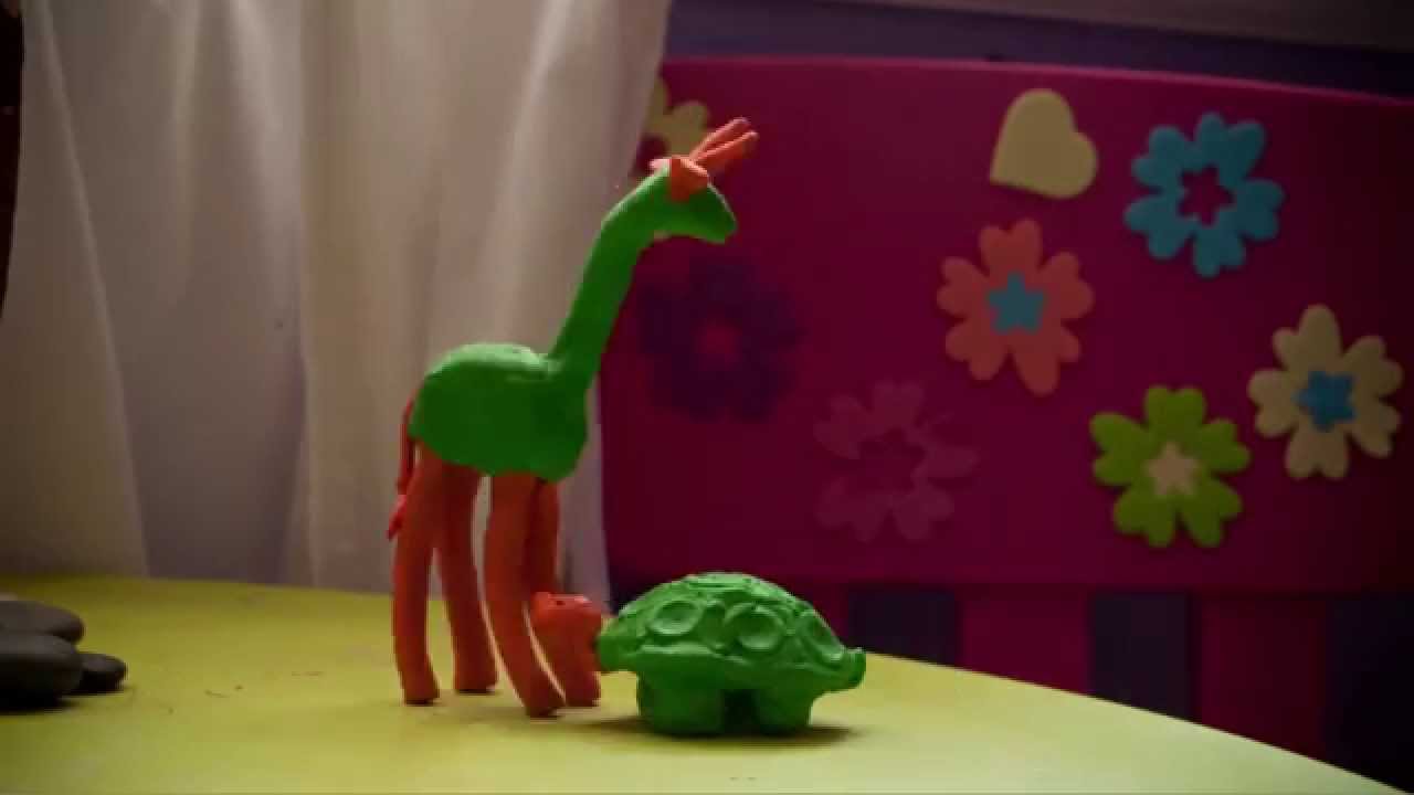 Giraffe & Turtle (Clay animation / stop motion) 2014 - YouTube