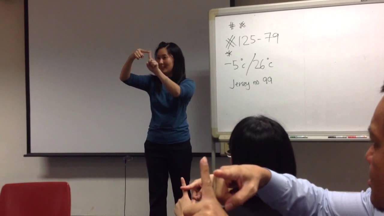 March 2014 - how to sign " * " (asterisk)? - YouTube