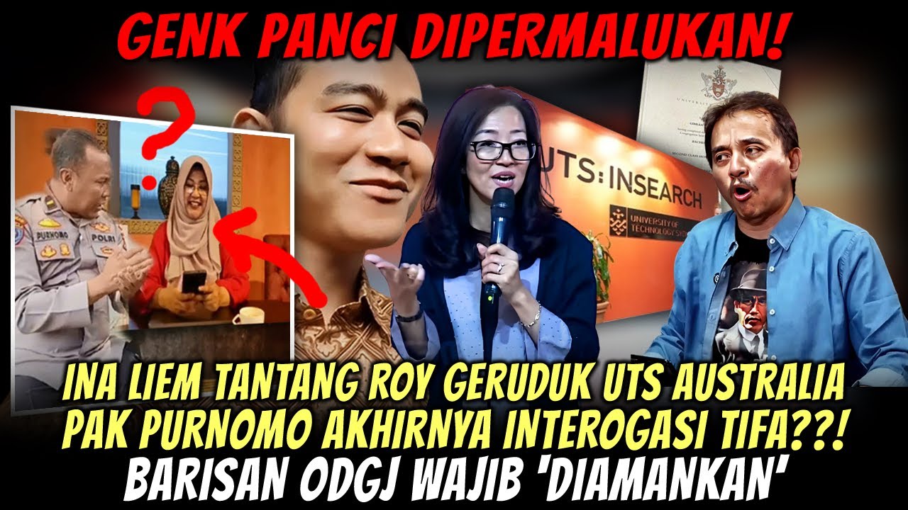 Genk Panci Gol Bunuh Diri ️Ina Liem Tantang Roy Geruduk UTS Australia💥 ...