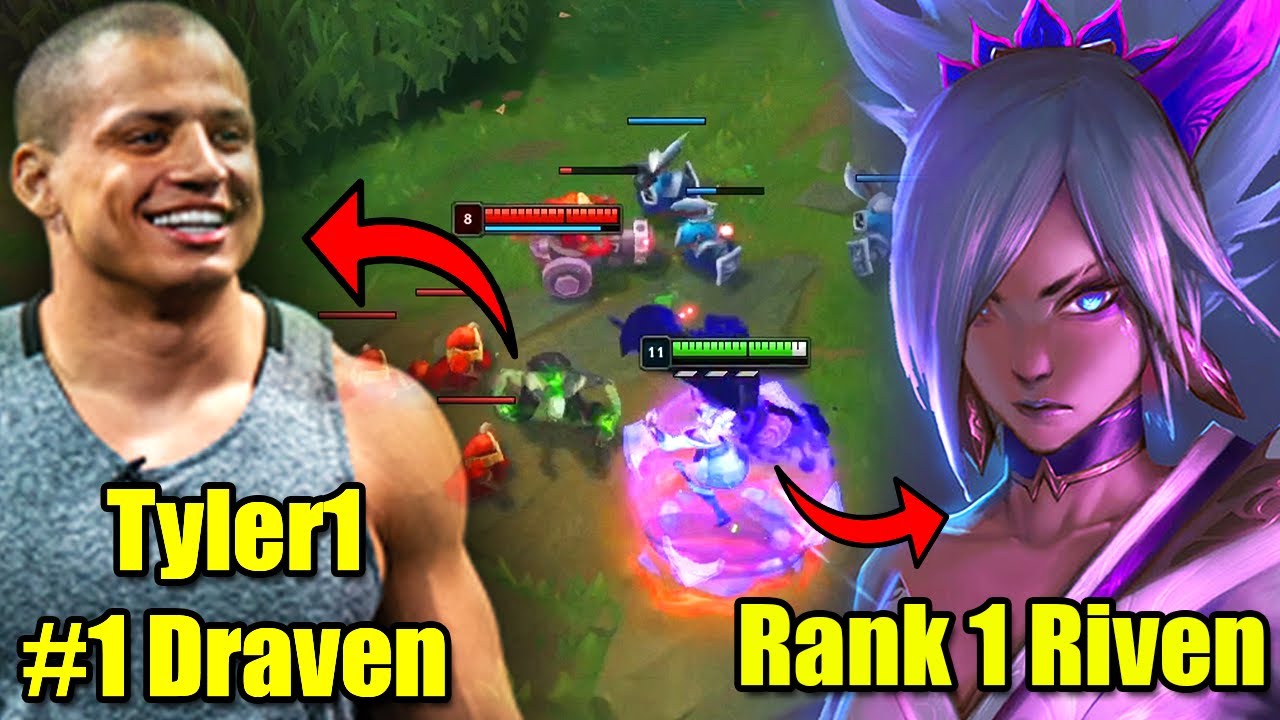 Tyler1 Draven Main Meets Rank 1 Riven Main in a Challenger Ranked Game ...