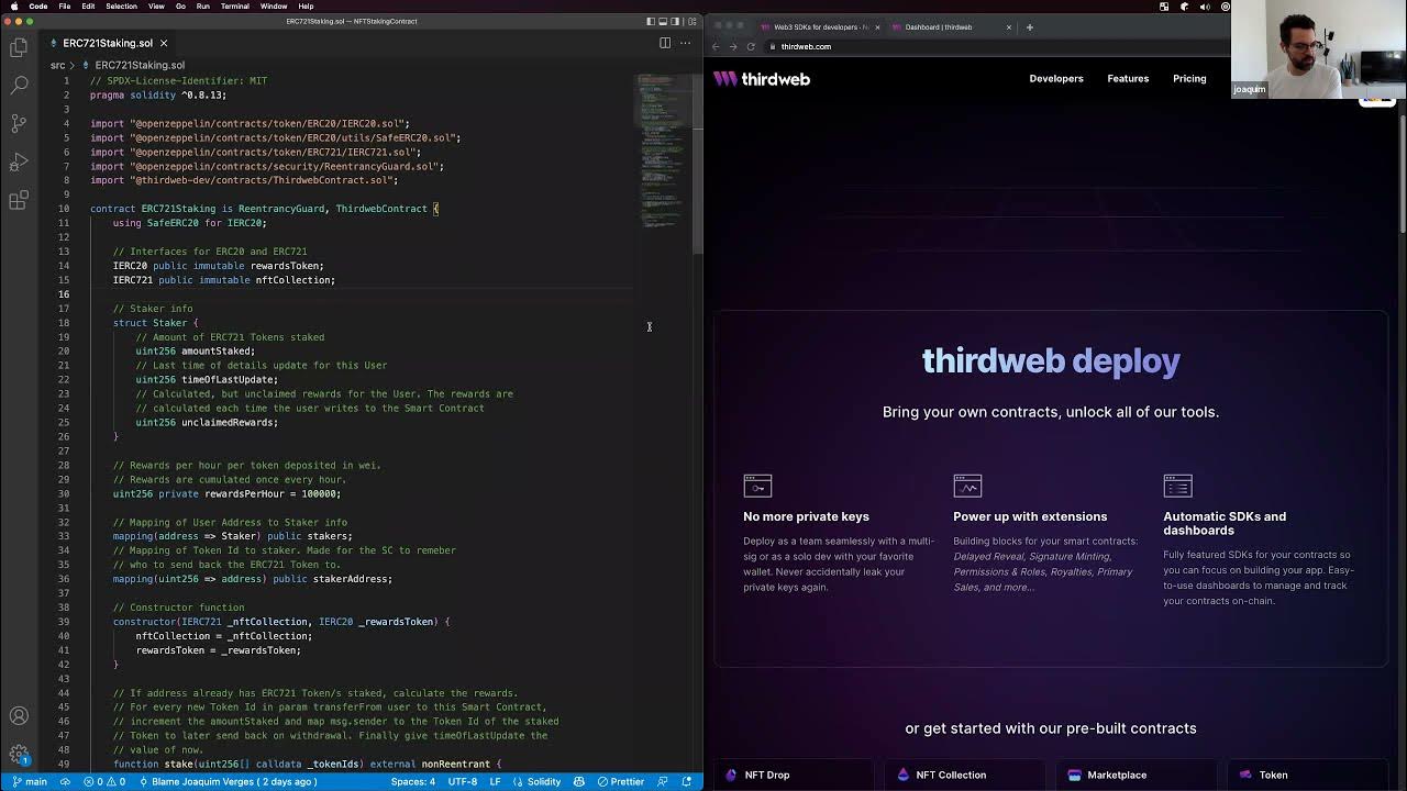 thirdweb deploy Workshop (Joaquim Vergès) x Stanford Blockchain Club ...