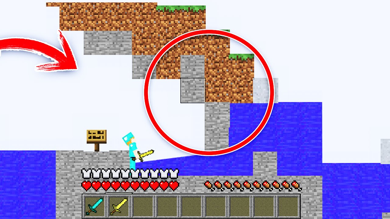 2D MINECRAFT PE - MINIJUEGOS EN MINECRAFT PE 2D - MAPA SORPRENDENTE ...