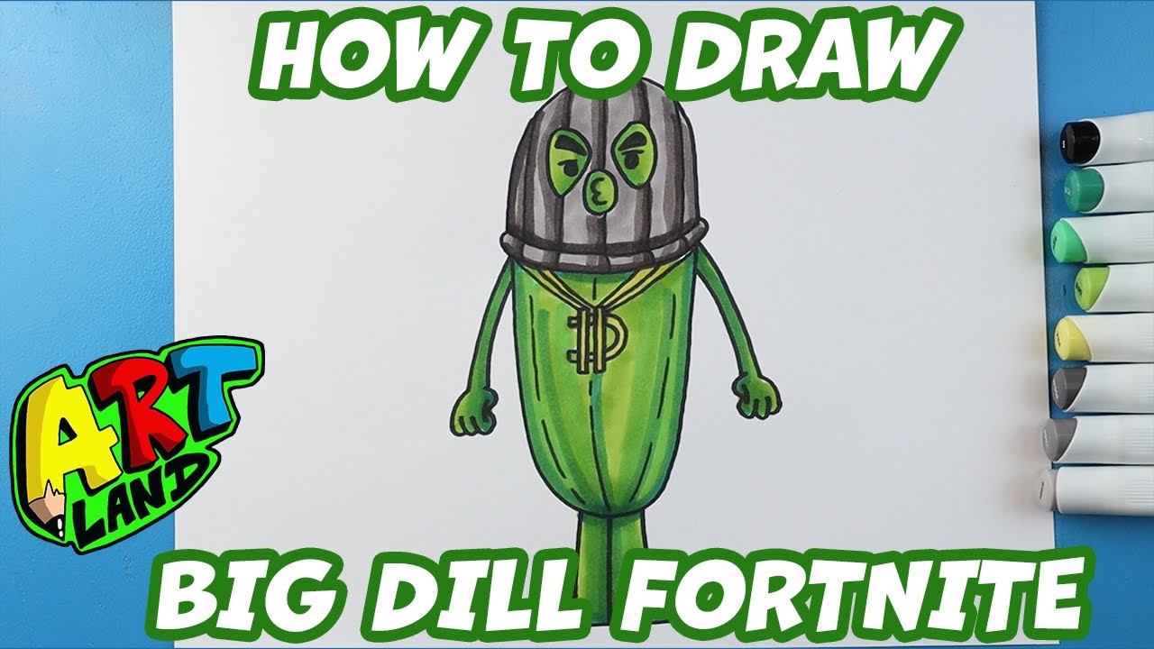 How to Draw Big Dill | Fortnite - YouTube