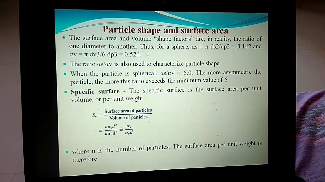 Particle surface area - YouTube
