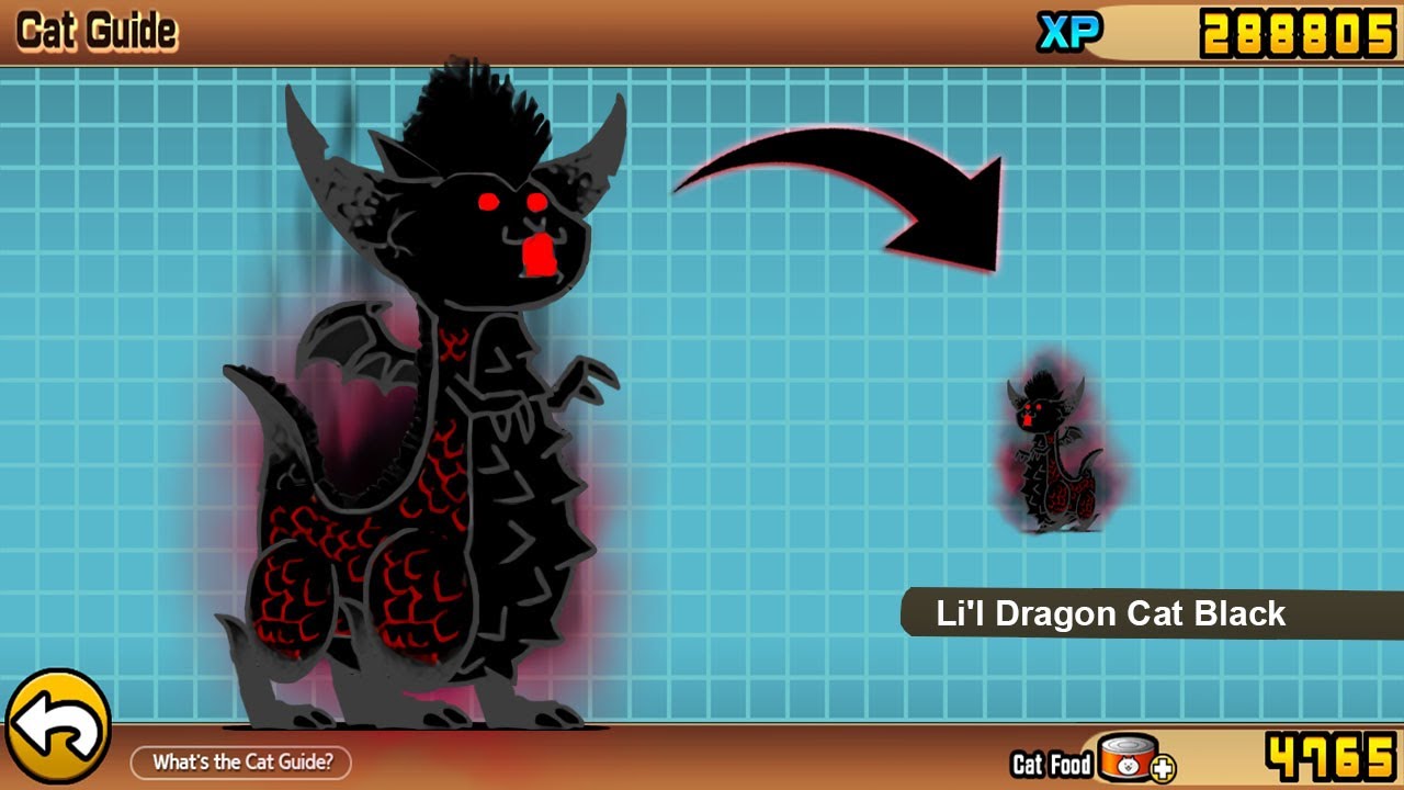 The Battle Cats - Li'l King Dragon (black) - YouTube