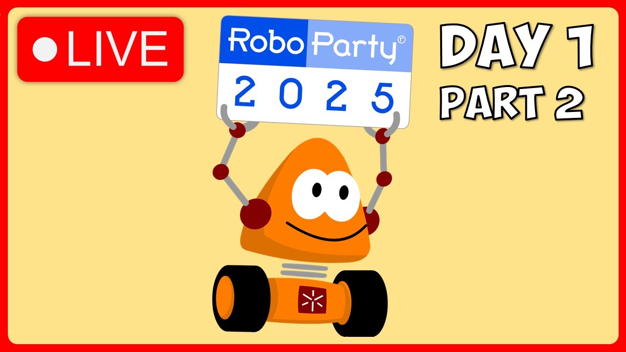 ROBOPARTY LIVESTREAM IRL DAY 1 PART 2 - YouTube