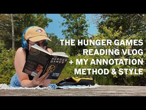 THE HUNGER GAMES READING VLOG + my annotation method & style! - YouTube