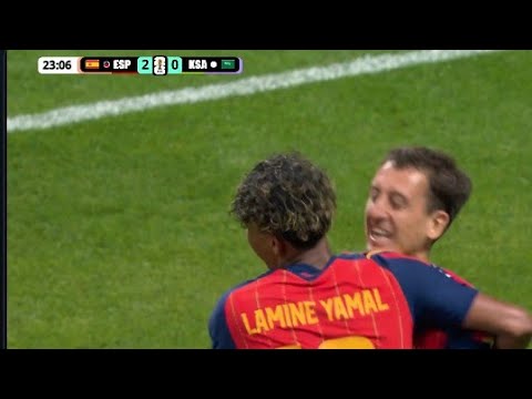 Gol de Mikel Oyarzabal Hoy | España vs Arabia Saudita 3-0 | Resumen ...