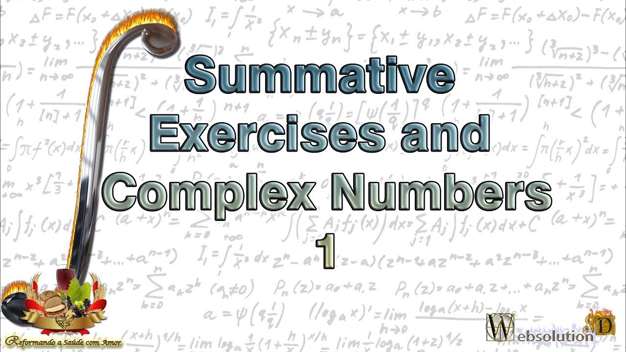 Summation numbers Complex exercises 1 - EMCc-E0100-I - YouTube