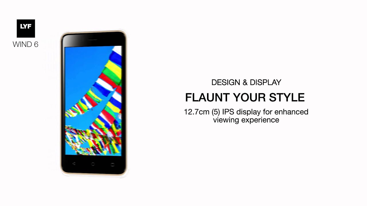 LYF WIND 6 - Design & Display | Flaunt your style - YouTube