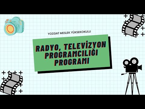Görsel - İşitsel Teknikler ve Medya Yapımcılığı Bölümü / Radyo, Televizyon Programcılığı Programı